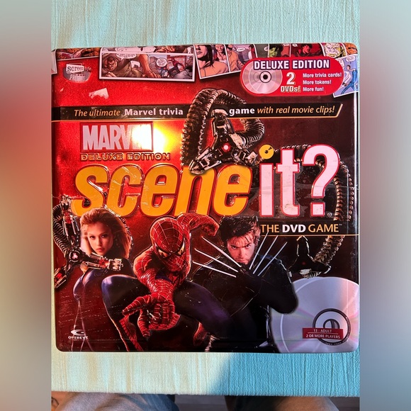 Marvel | Toys | Marvel Scene It Deluxe Edition 2 Dvd Game Collectors ...